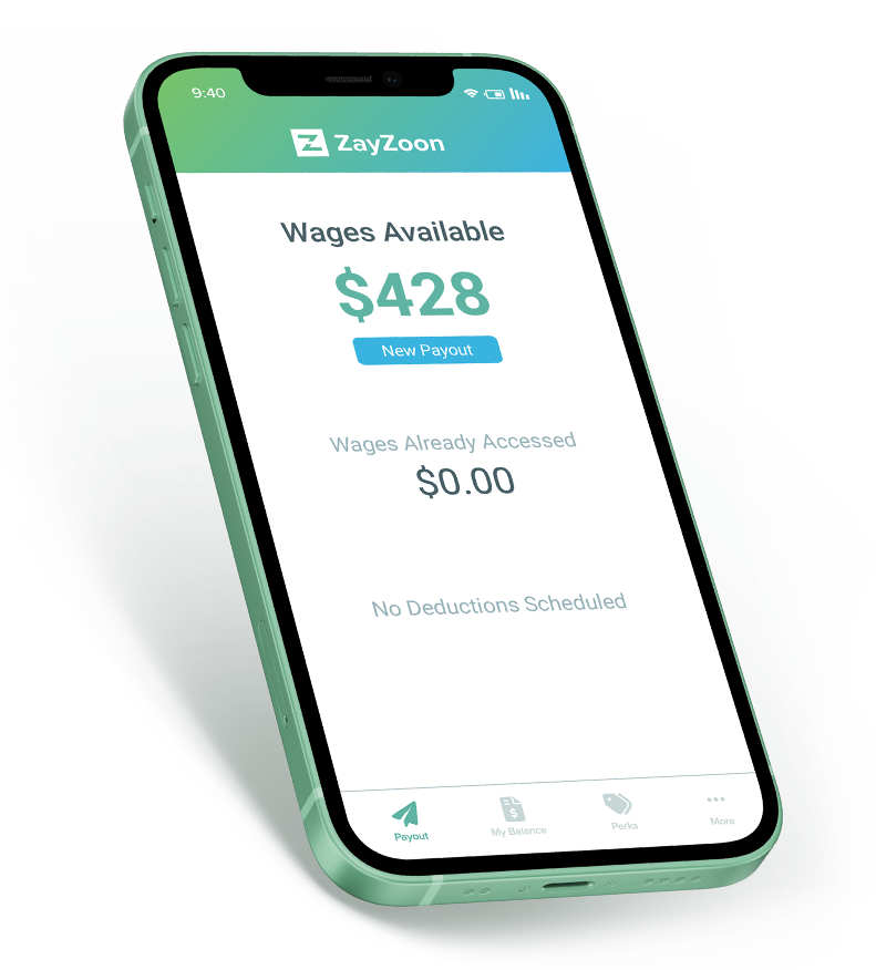 Sign Up for Wages On-Demand | Earned Wage Access | ZayZoon