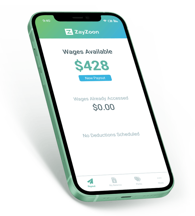 Sign Up for Wages On-Demand | Earned Wage Access | ZayZoon